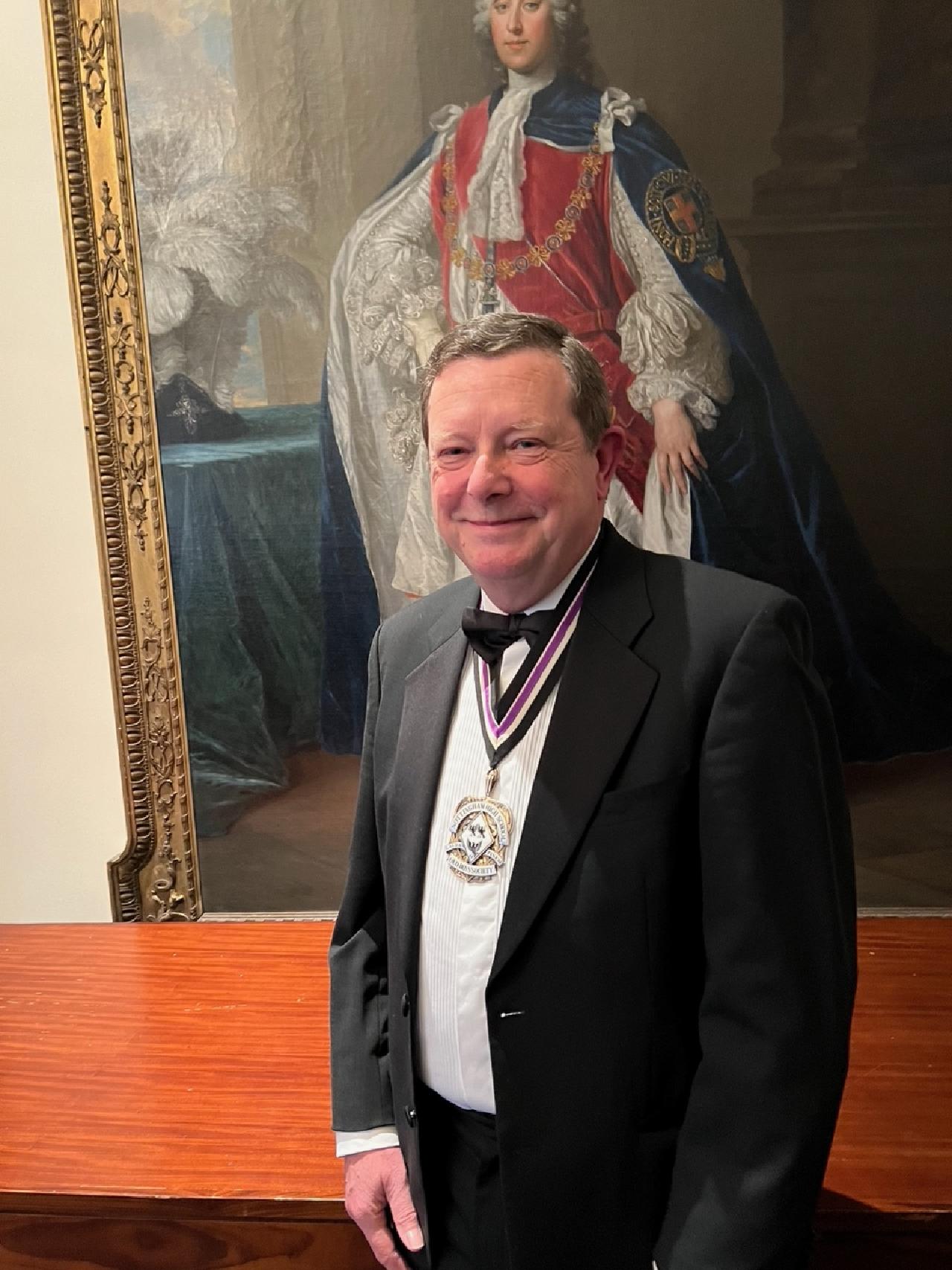 ONs Dinner 2023 President Geoff Bryan - Old Nottinghamians' Society